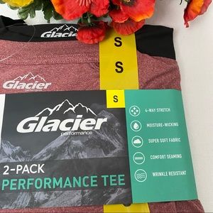 Glacier | Shirts | Glacier Mens 2pack Performance Everyday Teenwt ...
